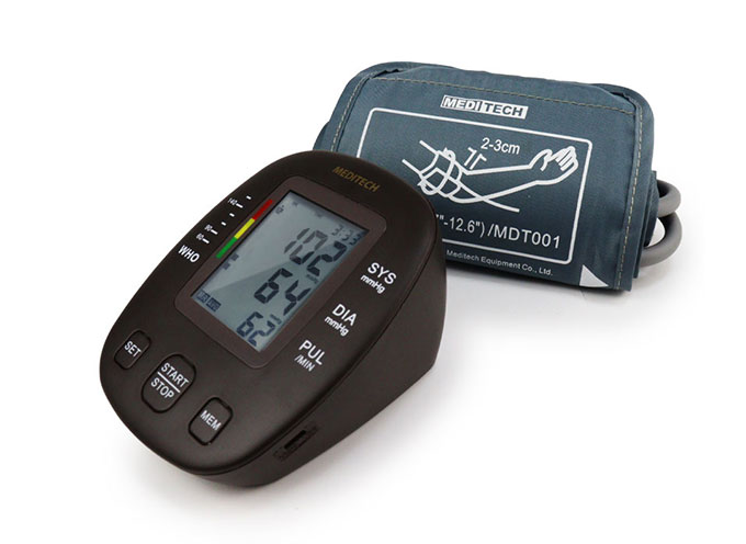 Blood pressure monitor for Home use.WHO indicator - Meditech Blood pressure